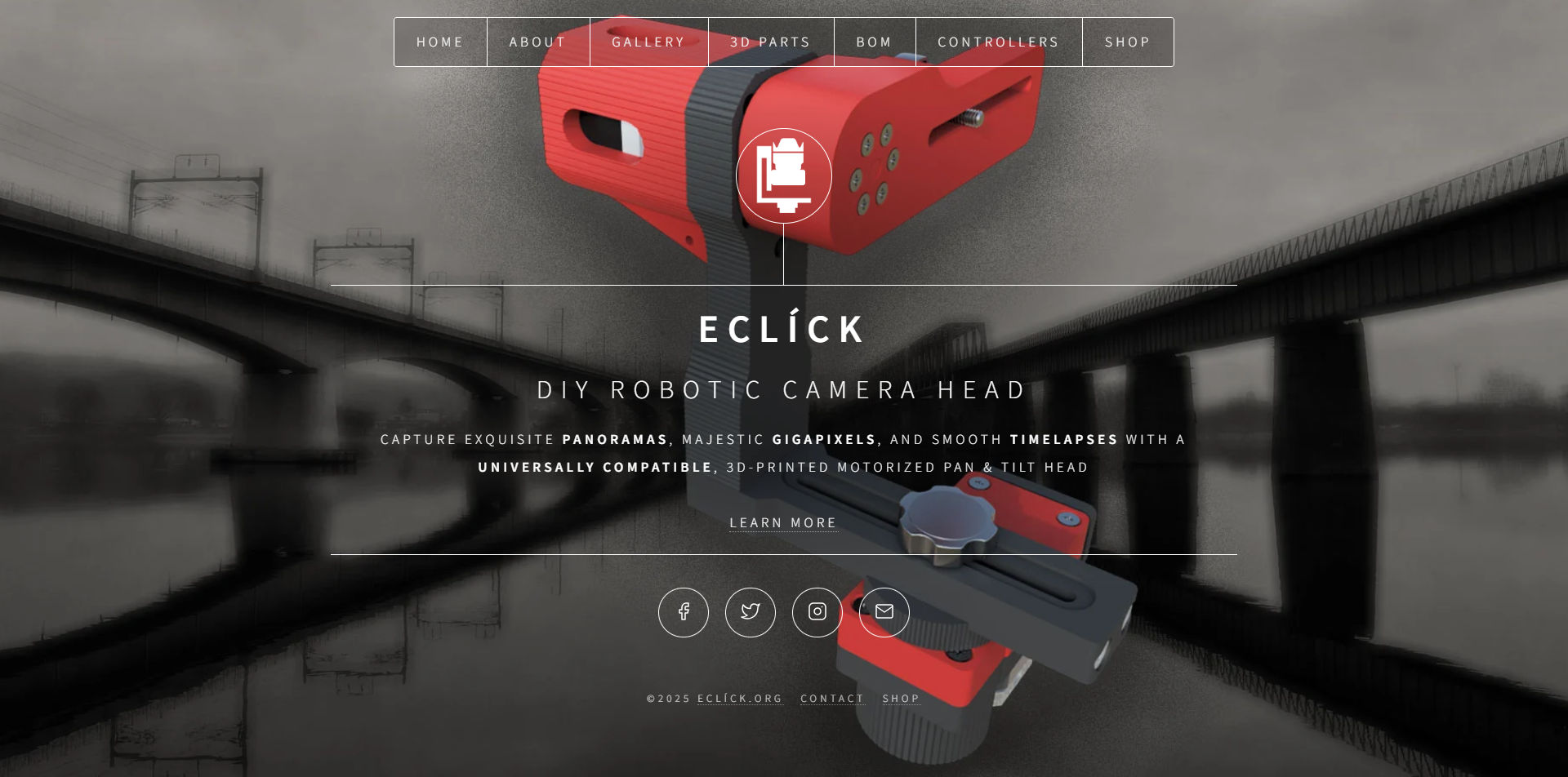 Eclíck Motorized Panorama Head – DIY Robotic Pano Head